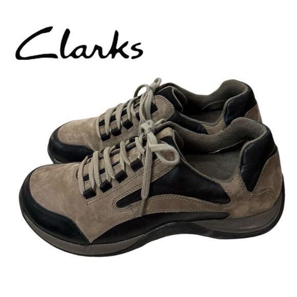Clarks | Shoes | Clarksspringers Womens Suede Leather Low Top Walking ...